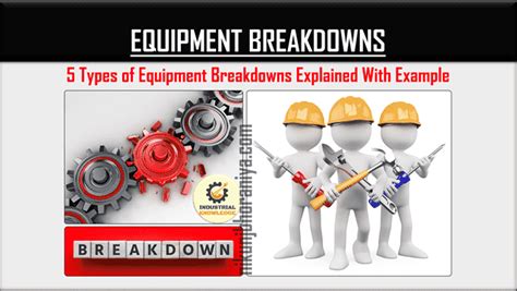 What Is An Equipment Breakdown Types Of Breakdowns Example