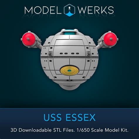 🚢 Uss Essex 1650 Scale Daedalus Class Ship・ 3d File For ・cults