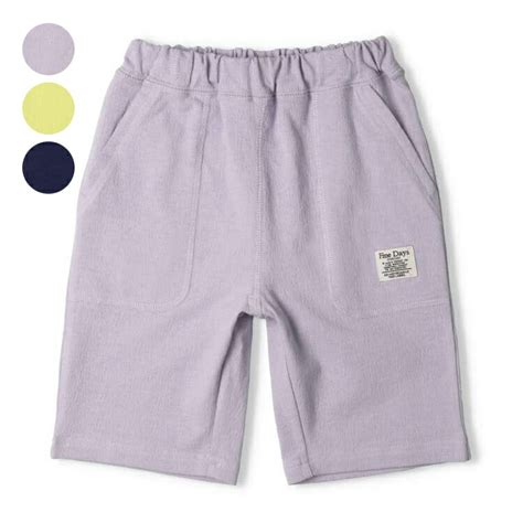 【楽天市場】【24夏セール40off】子供服 Crescent クレセント 無地カットソー5分丈ハーフパンツ 80cm～130cm