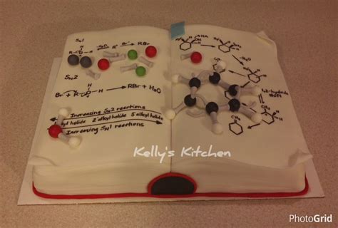 Chemistry Text Book Cake