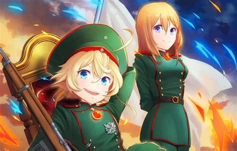 Wallpaper Fire Red Flame Girl Gun Soldier Military Weapon For