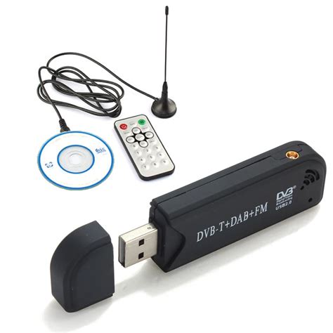 Digital DVB T USB TV FM DAB Radio Tuner HDTV Receiver TV Realtek Stick ...