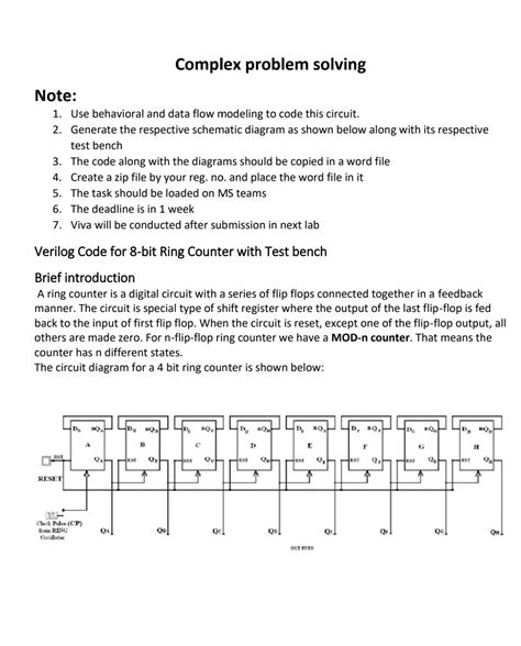 Solved Complex Problem Solving Note 1 Use Behavioral And