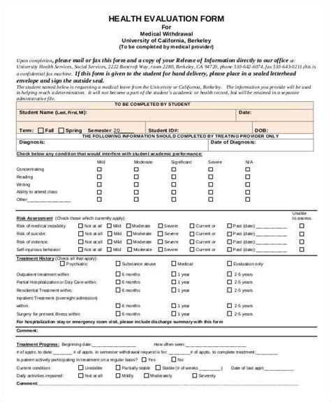 Health Program Evaluation Template Boscobrera