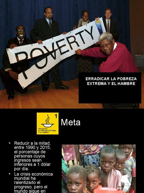 Erradicar La Pobreza Extrema Y El Hambre Pdf Pobreza Pobreza E