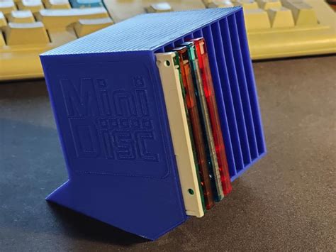 3d Printed Minidisc Case For Discs With And Without Sleeves Minidisc