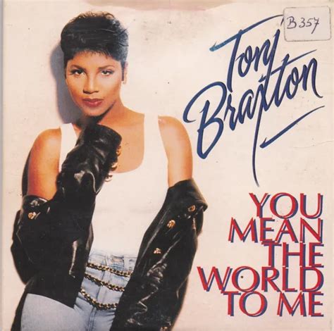 TONI BRAXTON You Mean the World to Me 2 Track Maxi CD Papphülle EUR