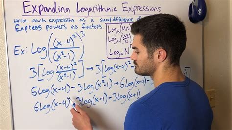 Expanding Logarithmic Expressions YouTube