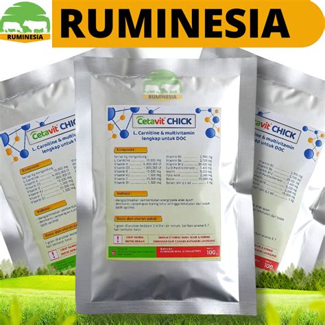 Jual Cetavit Chick 100 Gram Multivitamin Lengkap Untuk Doc Ampuhh
