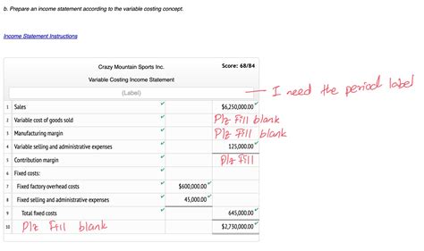 Solved Required A Prepare An Income Statement According To