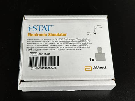 Abbott I Stat 1 Handheld Analyzer Electronic Simulator New Ebay