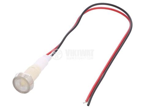Indicator Lamp Led Ind10p 110w W 110vac White Vikiwat