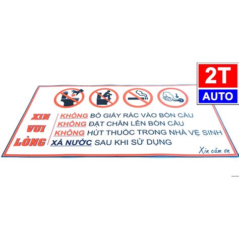 Mua Logo TÂm DÁn Sticker BiỂn BÁo Trong NhÀ VỆ Sinh BiỂn BÁo Khu VỆ
