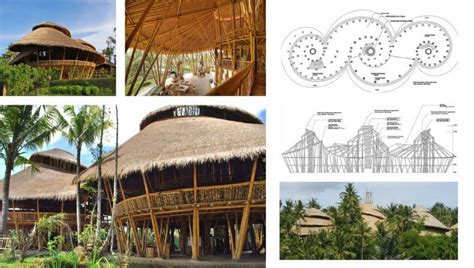 Draping Roof Tops Intricate Bamboo Structure By Ibuku For Green School