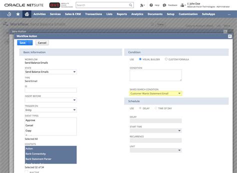 Send Automated Customer Statements Emails In Netsuite