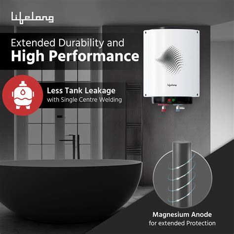 Buy Lifelong 15 Litre 3 Star Vertical Mount Storage Geyser With