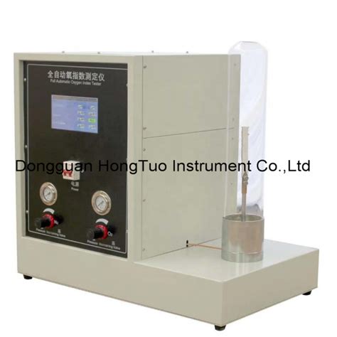 Limiting Oxygen Index Test Apparatus Plastic Rubber Foam Limiting Oxygen Index Tester