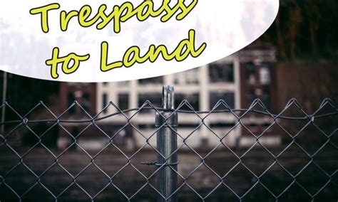 Trespass To Land Traductor Jurídico De Inglés A Español