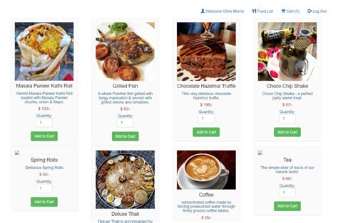Php For Building A Restaurant Ordering System Datatas