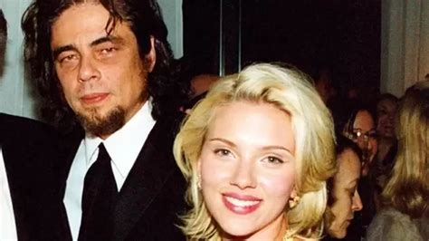 Scarlett Johansson Reacts To Rumour That She Had Sex With Benicio Del Toro In An Elevator It