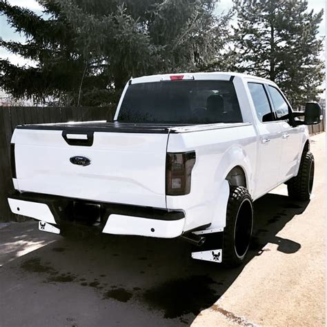 2015 2019 Ford F150 Rear Bumper Covers Bumpershellz™ Chrome Delete
