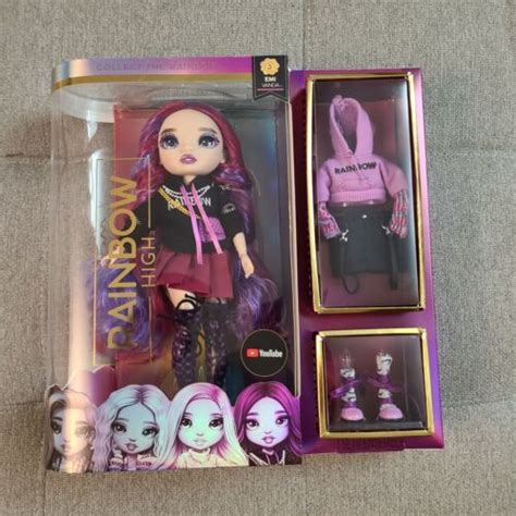 Rainbow High Emi Vanda Doll Series 3 Orchid Deep Purple Fashion W2