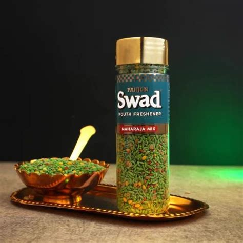 Swad Maharaja Mix Mouth Freshener Crunchy Saunf And Digestive Dal Mishri Mix Mukhwas 1 Bottle