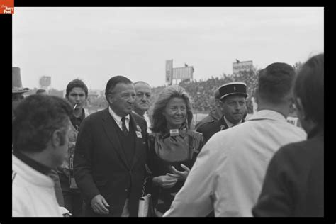 Henry Ford Ii And Cristina Ford At The 24 Heures Du Mans 24 Hours Of Le Mans Race June 1967