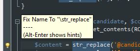 Php How To Turn Of Fix Name To Hint In Netbeans Stack Overflow