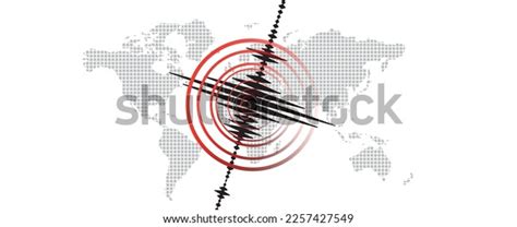 지진 배경 지진계측을 위한 지진계 스톡 벡터로열티 프리 2257427549 Shutterstock