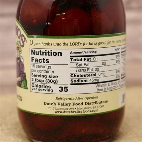 Pickled Sweet Fire Tiny Beets Ashery Country Store