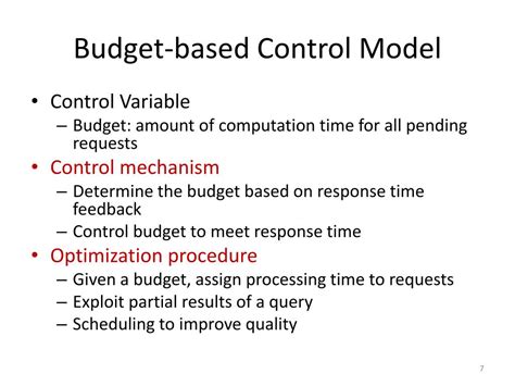 Ppt Budget Based Control For Interactive Services With Partial