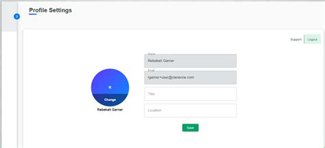 Profile Settings User Profile Claravine Support