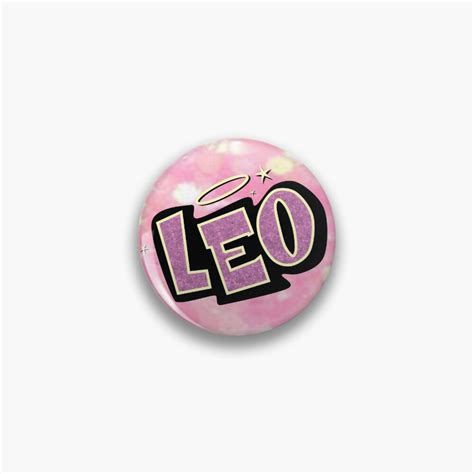 Leo Bratz Style Iconic Pink Glitter Font Logo Cute Y2k Aesthetic