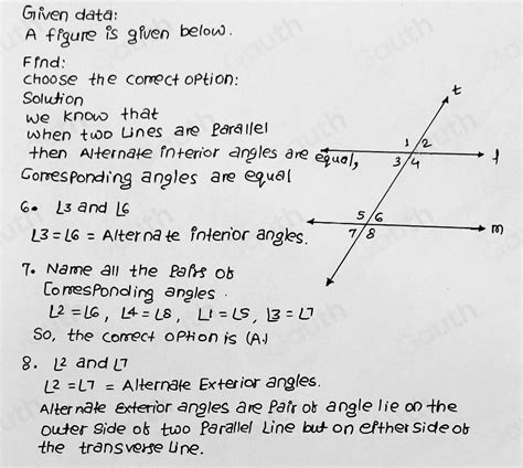 solved 6 8 see figure below 6 angles 3 and 6 ar a alternate