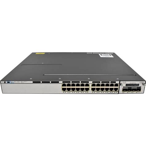 Cisco Catalyst Ws C3750x 24t L 24 Port Gigabit Ethernet Switch Network Module C3kx Nm 10g