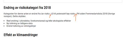 Artsside Fjerne Mellom Kategori I Tekstform Og Forkortelsen