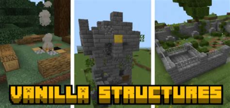 Vanilla Structures Mod Mods For Minecraft