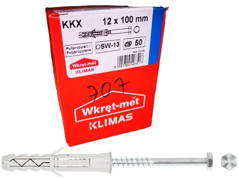 WkrĘt Met KoŁek Rozporowy Z Łbem Kkx 12x100 X50 9125472922