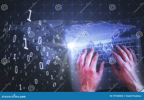 Technology And Global Communications Concept Stock Illustration