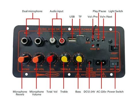 Support Karaoke 80w Amplifier Mp3 Wma Player Decoder Board Player Decoder Board And Karaoke