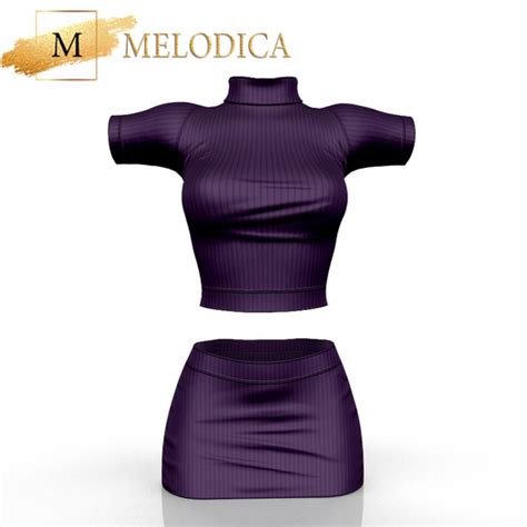 Second Life Marketplace Kupra Claire Outfit Violet