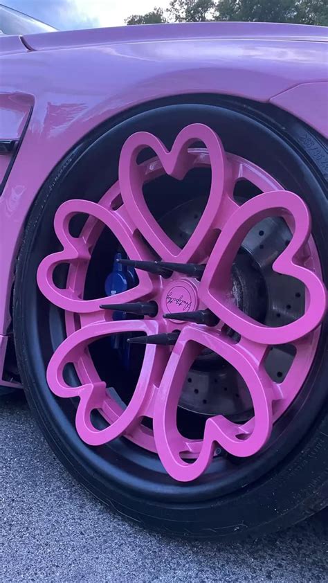 Pink Bmw M4 With Sevenk Skforged Heart Wheels