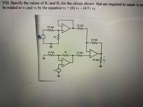 Solved Ix The Circuit Shown Has Three Inputs V V And Chegg
