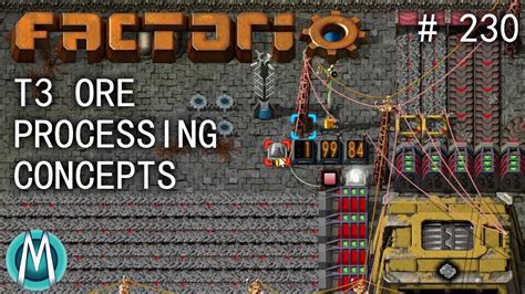 Factorio 11 4k Angelbobs Ep 230 T3 Ore Processing Concepts Youtube
