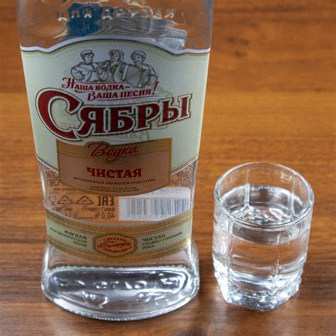 Водка Сябры: описание, история и виды марки