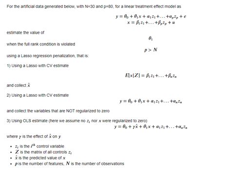 For The Artificial Data Generated Below With N 30 Chegg