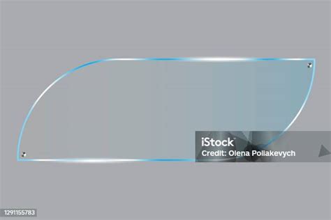 Plexiglass Untuk Desain Banner Tekstur Silau Bersihkan Templat