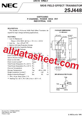 2SJ448 Datasheet(PDF) - NEC