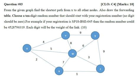 solved question 03 [clo c4 [marks 10] from the given